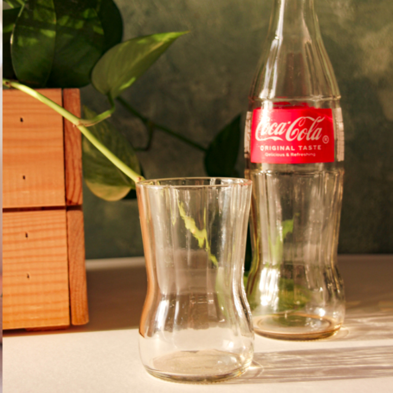 Coca Cola Bottle Glasses Set Kendaka